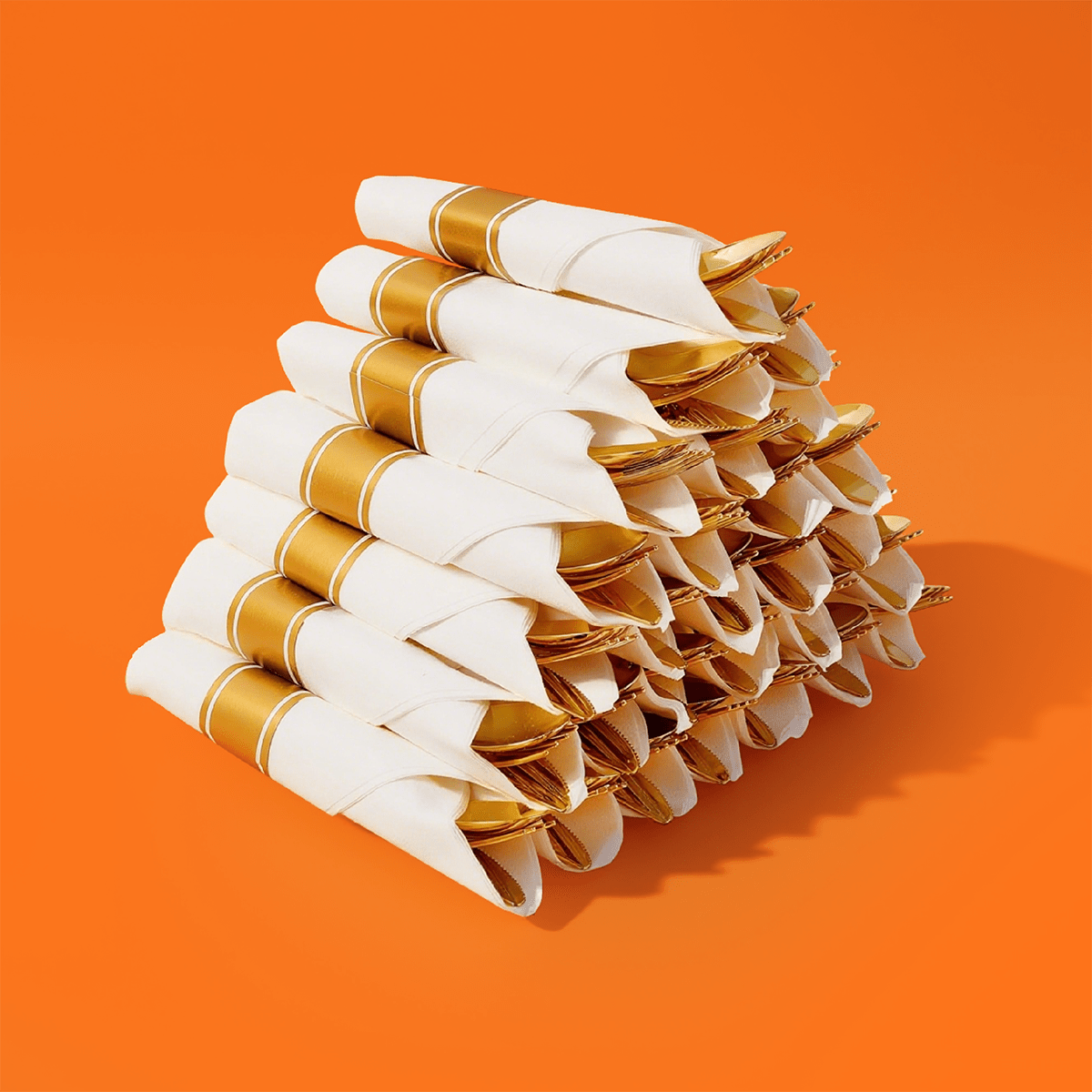 Napkin with Fork & Knife | Pre-Rolled Pocket Napkins – JOLLYCHEF