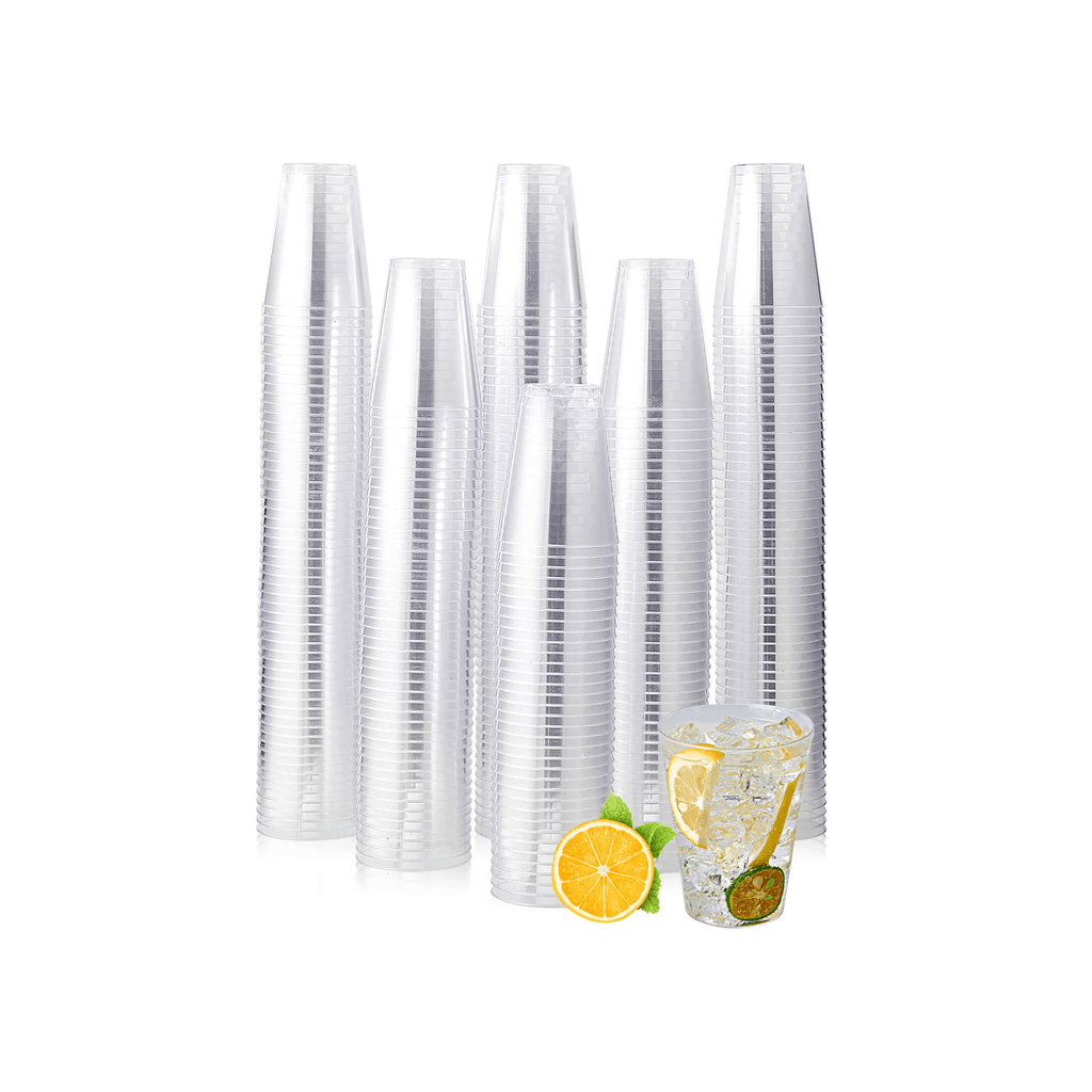 Grab 12oz/14oz/16oz Clear Heavy-duty PS Plastic Beer Cups - Perfect for ...