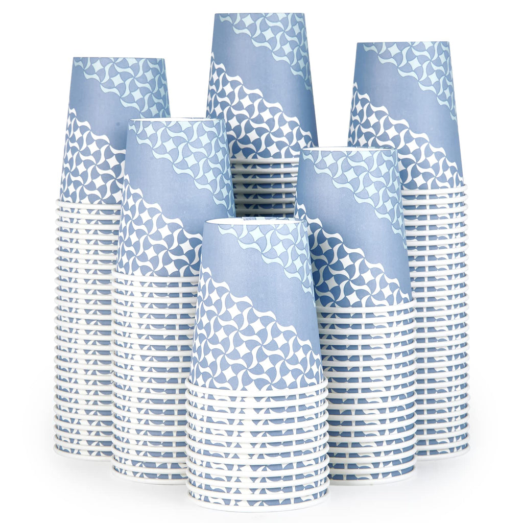 Grab Multiple Sizes Blue Paper Coffee Cups - Perfect for Hot Beverages ...